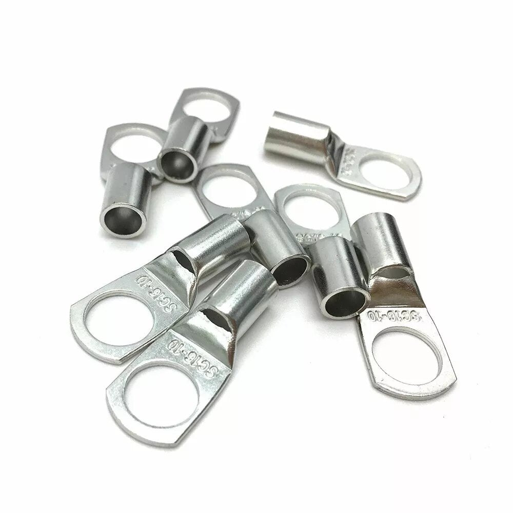 Uninsulated Tubular Ring Terminal, M5 Stud Size to 4mm² Wire Size– The ...